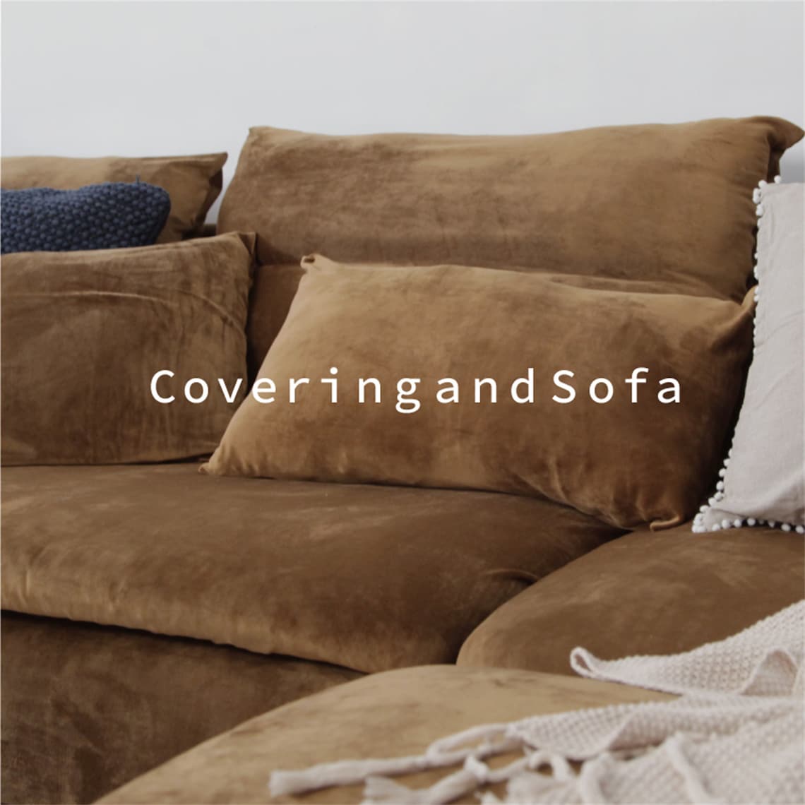 Custom Stretch Velvet Sofa Cover, Camel Couch Slipcover - Etsy