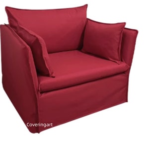 IKEA BACKSÄLEN Sofa Cover – Linen Blend, Cotton, and Leather - Etsy