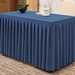 Custom Hotel Conference Tablecloth – Pleated Table Skirt, Office Table ...