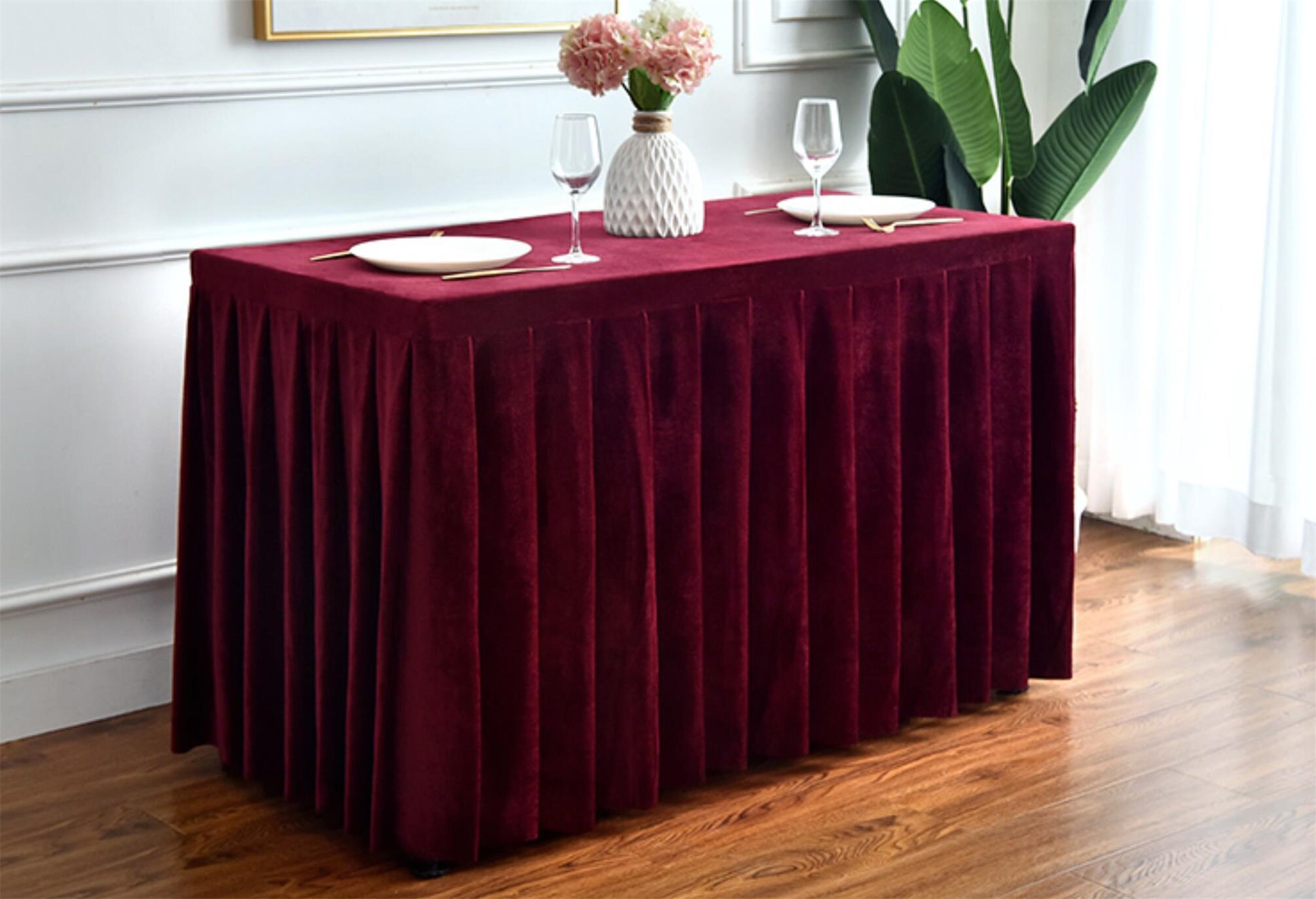 Conference Table Drop Cover, Tablecloth for Business, Tablecloth for ...