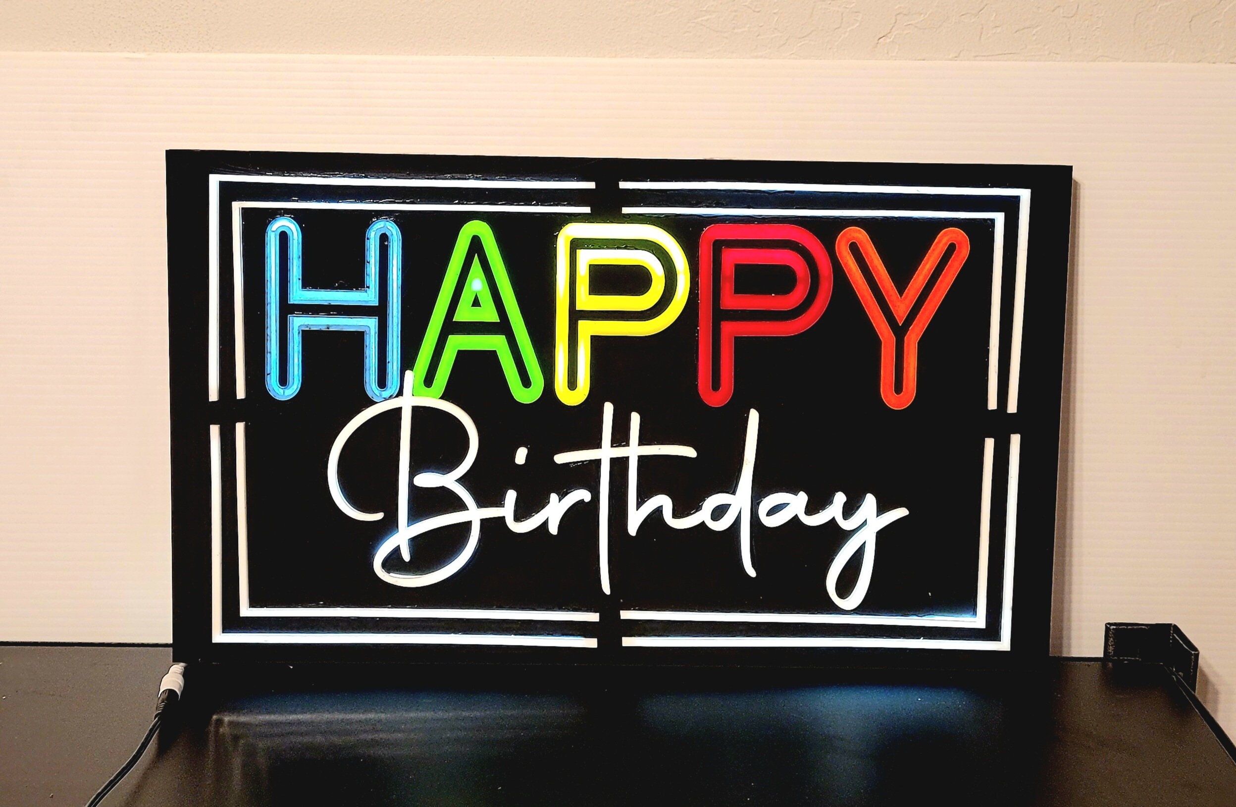 NEON Sign Glowforge Digital Laser Ready - Cut File - Mdf -acrylic - SVF ...