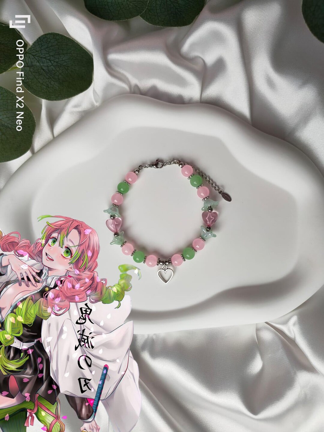 Demon Slayer Bracelet Mitsuri Kanroji Pillar of Love - Etsy