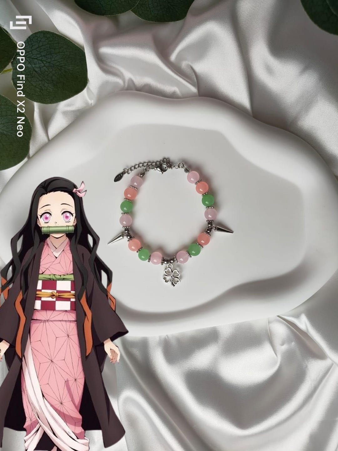 Nezuko Demon Slayer Bracelet - Etsy