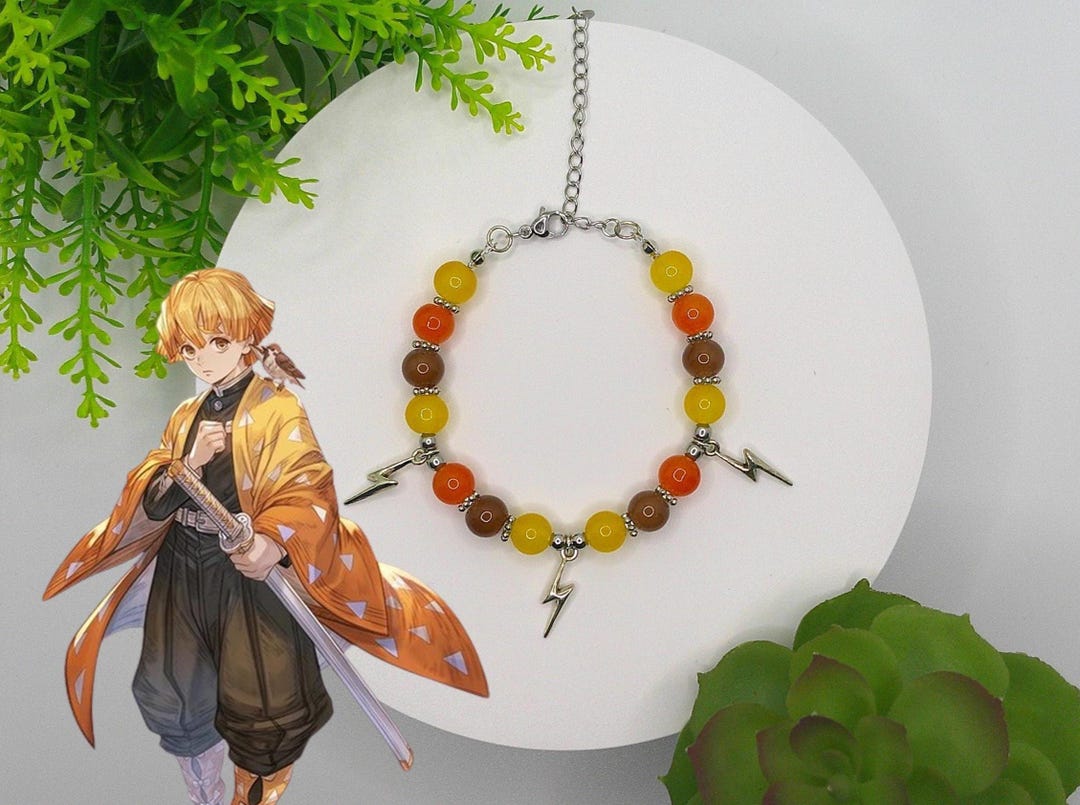 Zenitsu Demon Slayer Bracelet - Etsy
