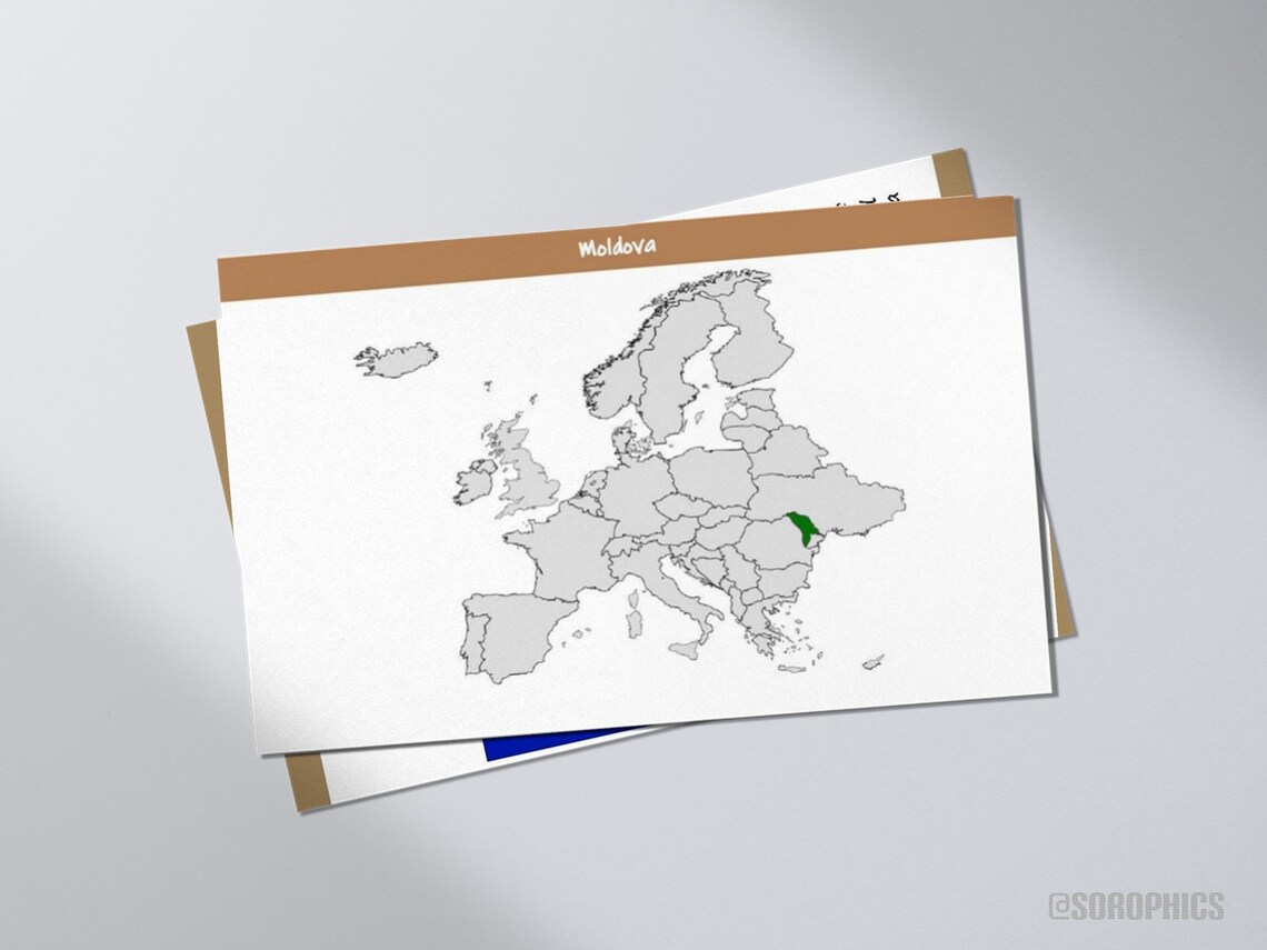 World Map With Countries, Country Flashcard, Country Flag Flashcard ...