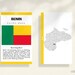 Country Flashcard, Country Flag Flashcard, Printable Map and Flag of ...
