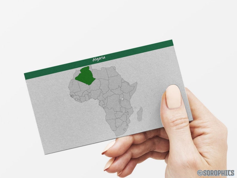 Country Flashcard, Country Flag Flashcard, Printable Map and Flag of ...