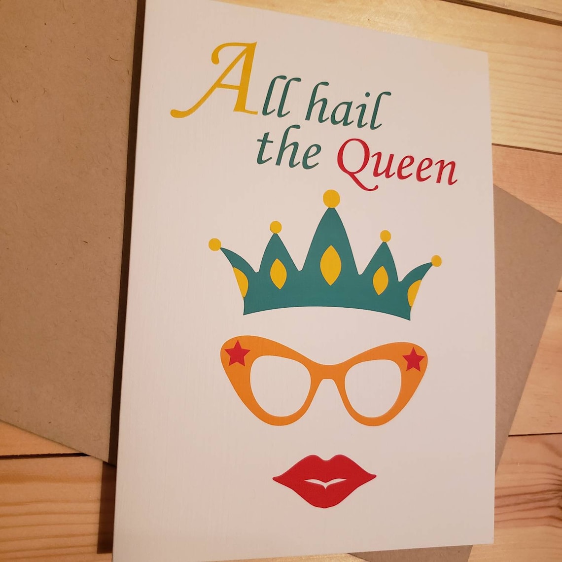 All Hail the Queen Birthday Card - Etsy