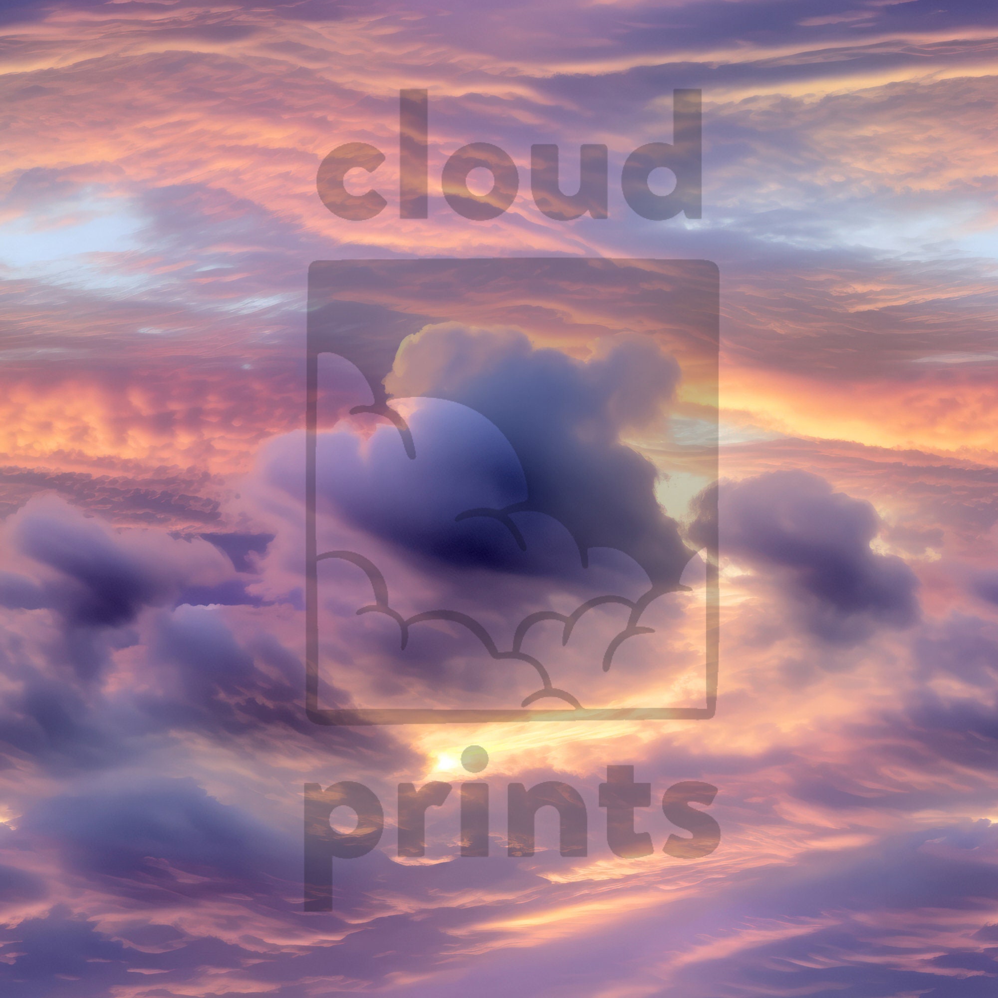 OBX MAGIC CLOUDS Clipart - Printable Digital Clouds - Instant Download ...