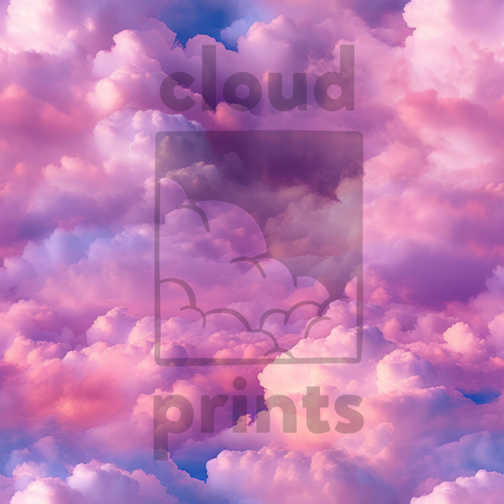 Pastel Clouds Digital Paper Seamless Patterns Muted - Etsy