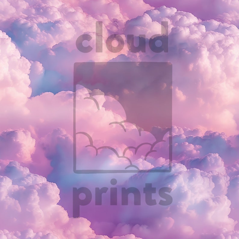 Pastel Clouds Digital Paper Seamless Patterns Muted - Etsy