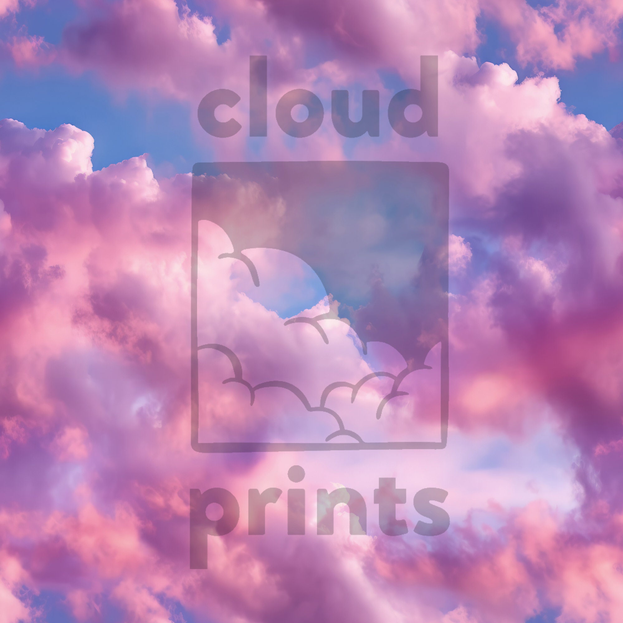 Pastel Clouds Digital Paper Seamless Patterns Muted - Etsy