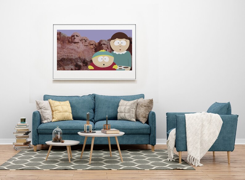 South Park Cartman Living Room Picture Poster - Etsy