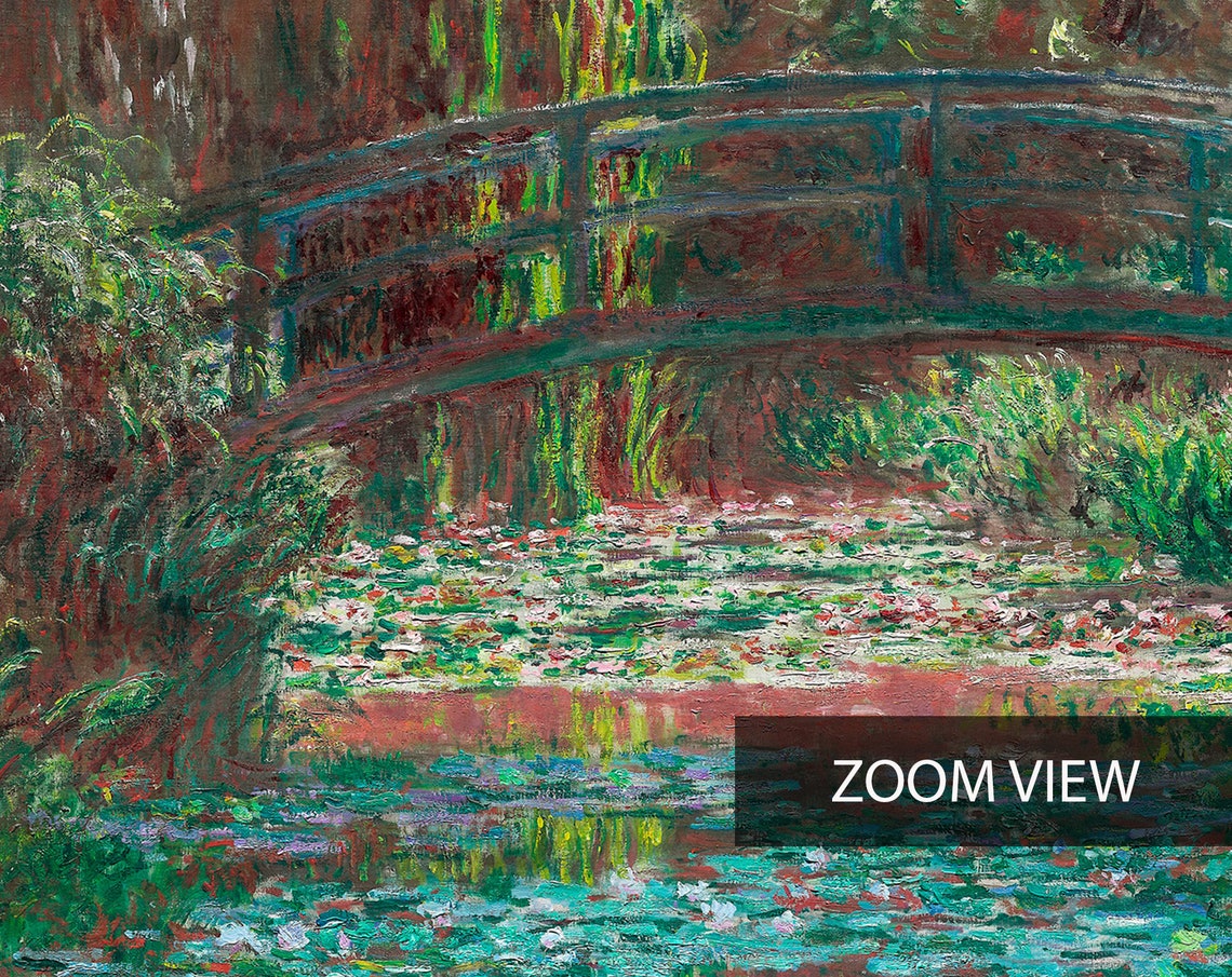 Monet the Water Lily Pond Claude Monet Landscape Poster - Etsy UK