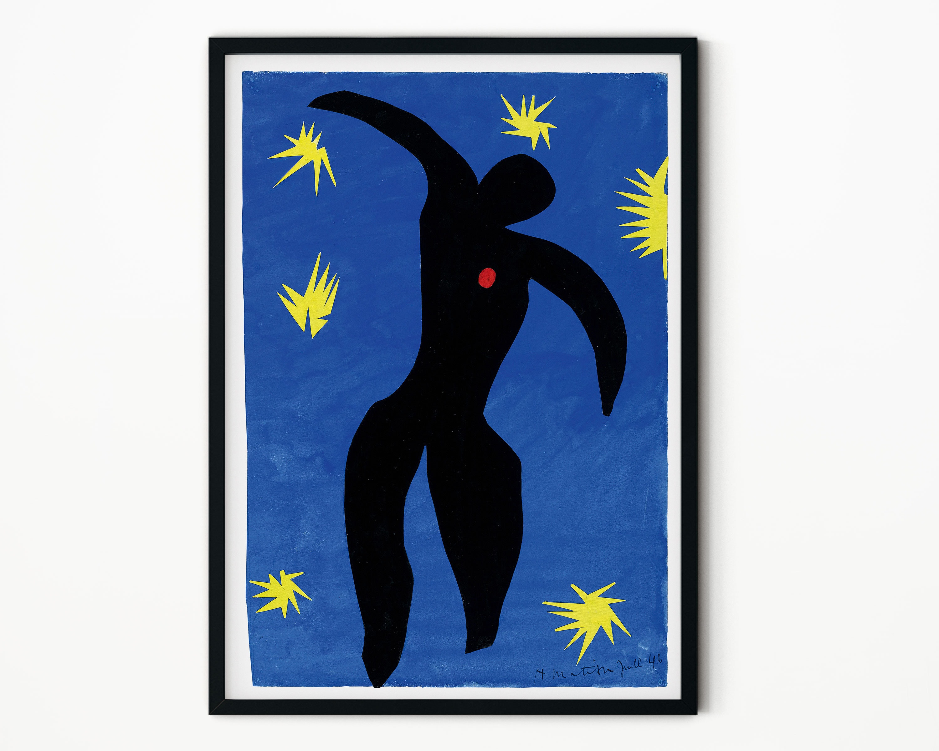 Henri Matisse Icarus Art Print Matisse Exhibition Poster - Etsy