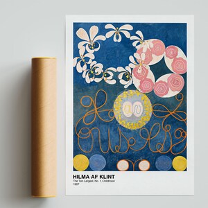 Hilma Af Klint, the Ten Largest, No.1, Hilma Klint Poster, Childhood ...