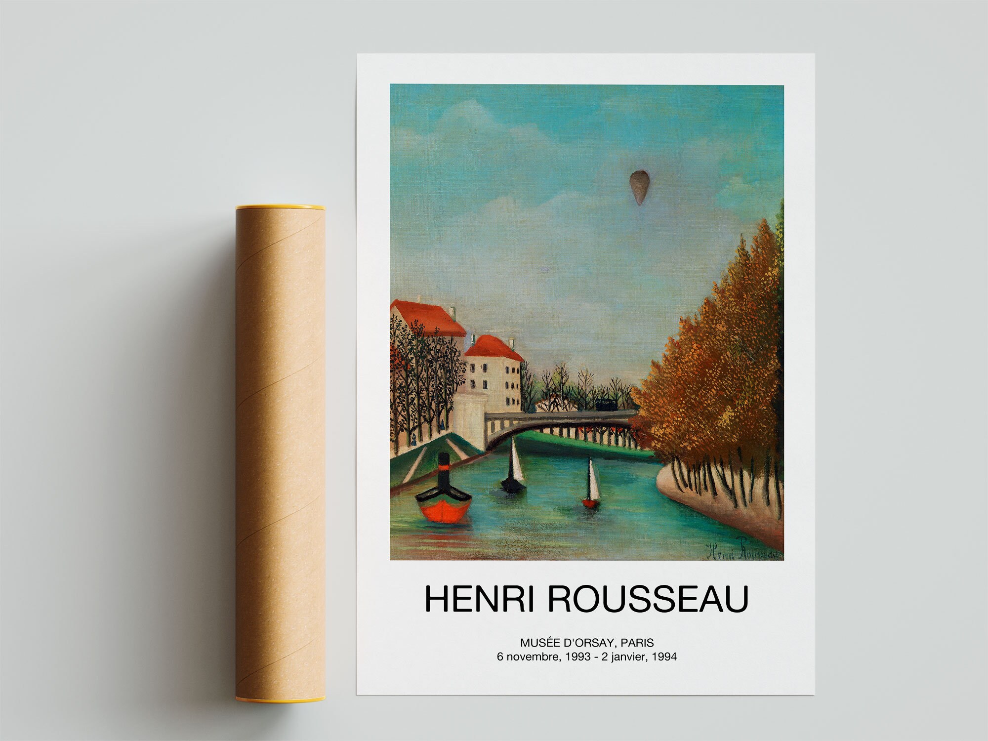 Henri Rousseau Poster Impressionism Pont De Sèvres Rousseau - Etsy UK