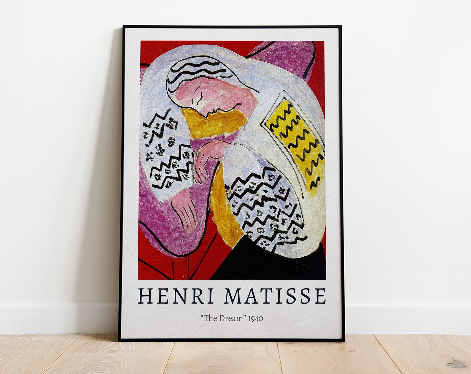 Henri Matisse the Dream, Matisse Exhibition Poster, Abstract Painting ...