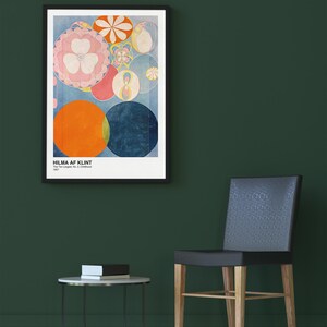 Hilma Af Klint, the Ten Largest, No.2, Hilma Klint Poster, Childhood ...
