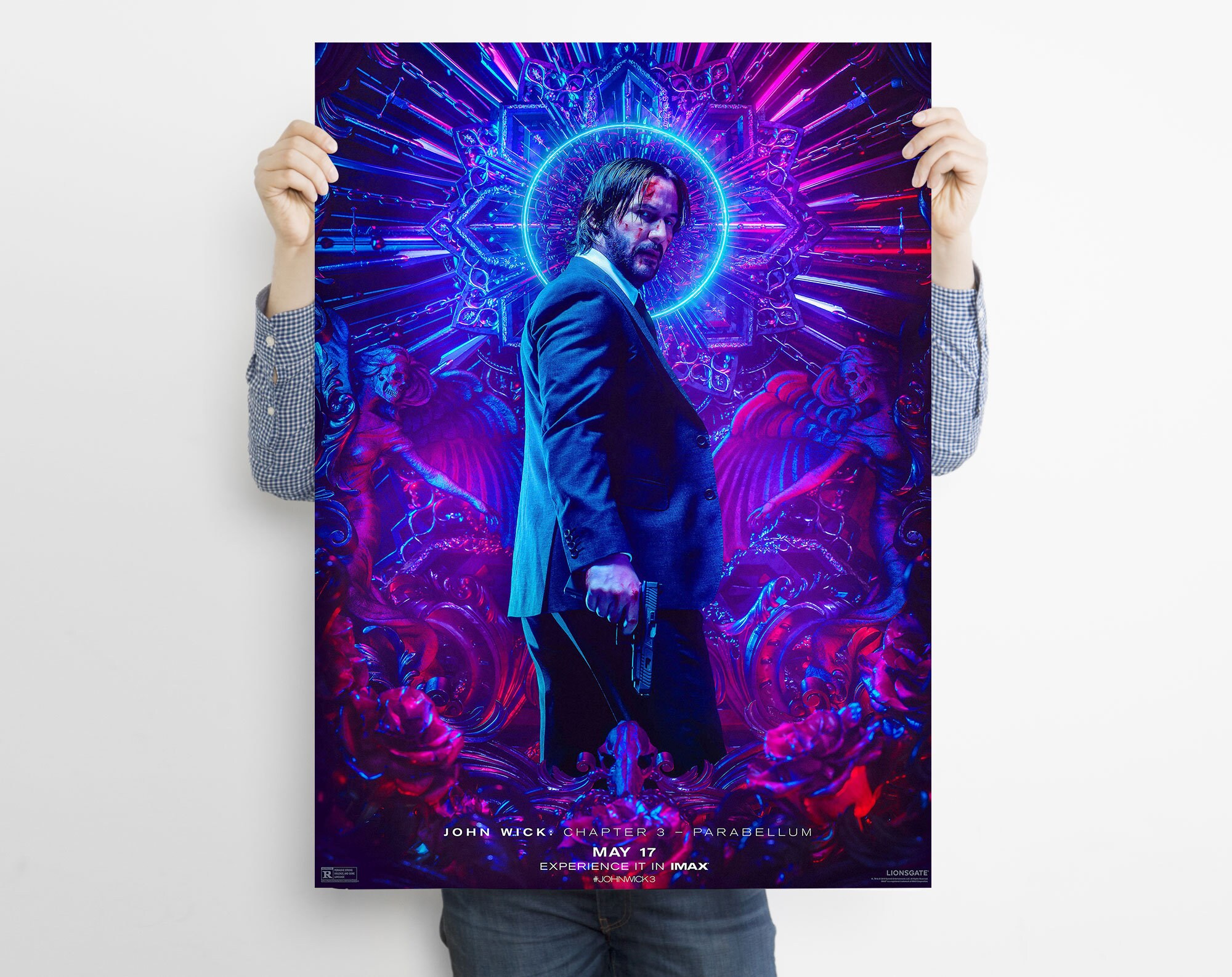 John Wick Movie Poster, Keanu Reeves, High Quality Movie Poster