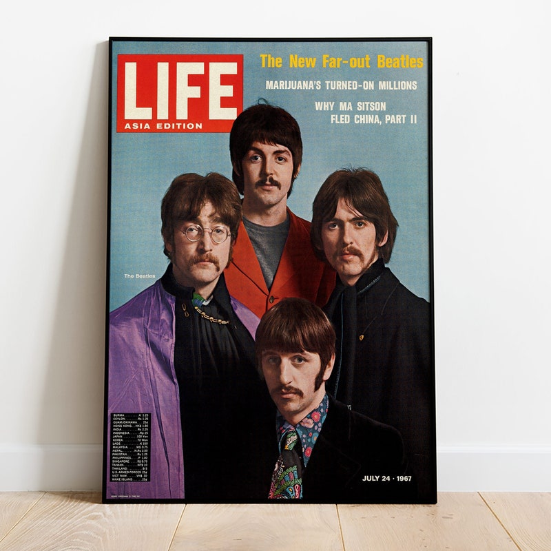 The Beatles Poster - Etsy