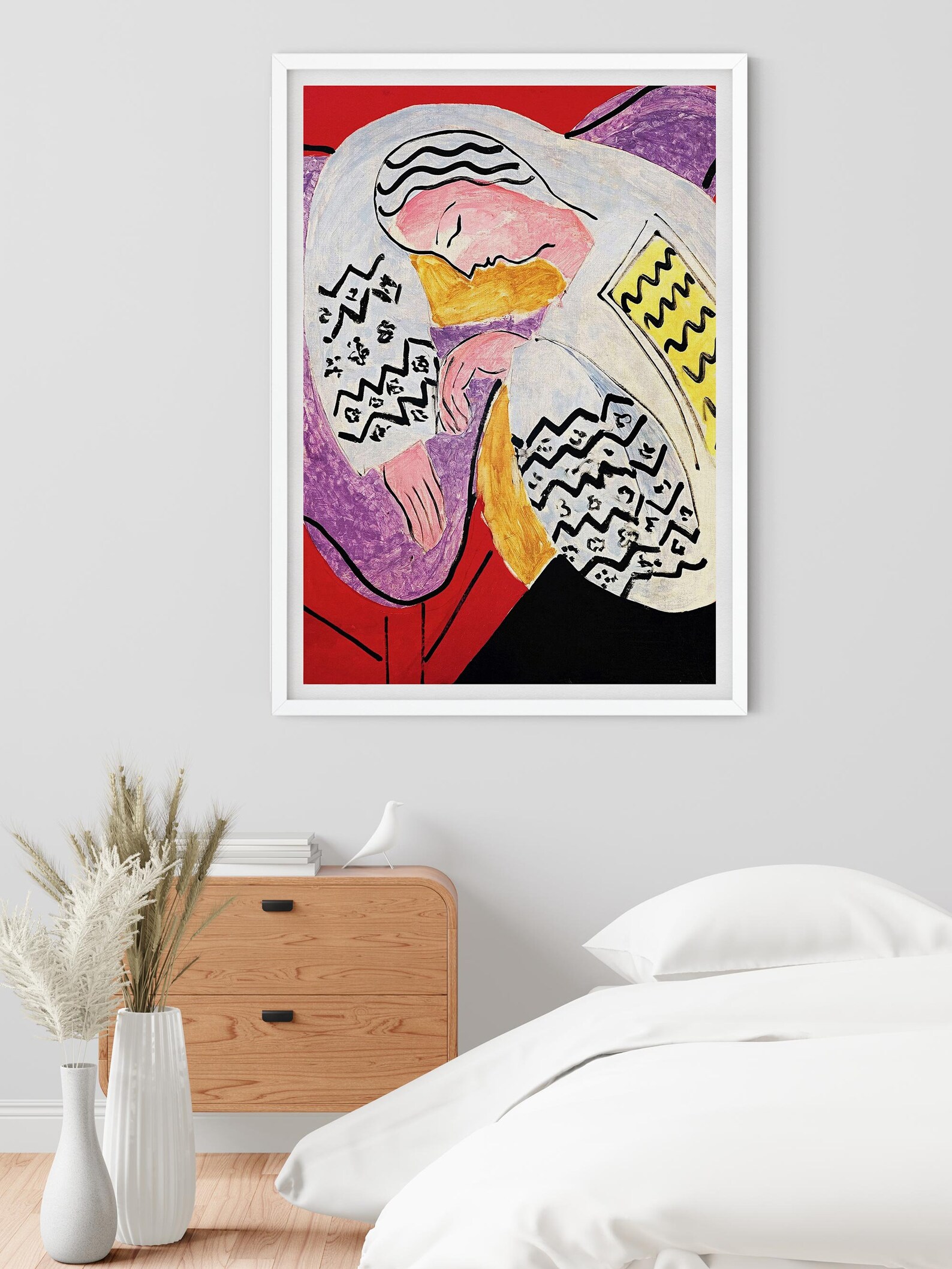 Henri Matisse the Dream Art Print, Exhibition Poster, Abstract Portrait ...