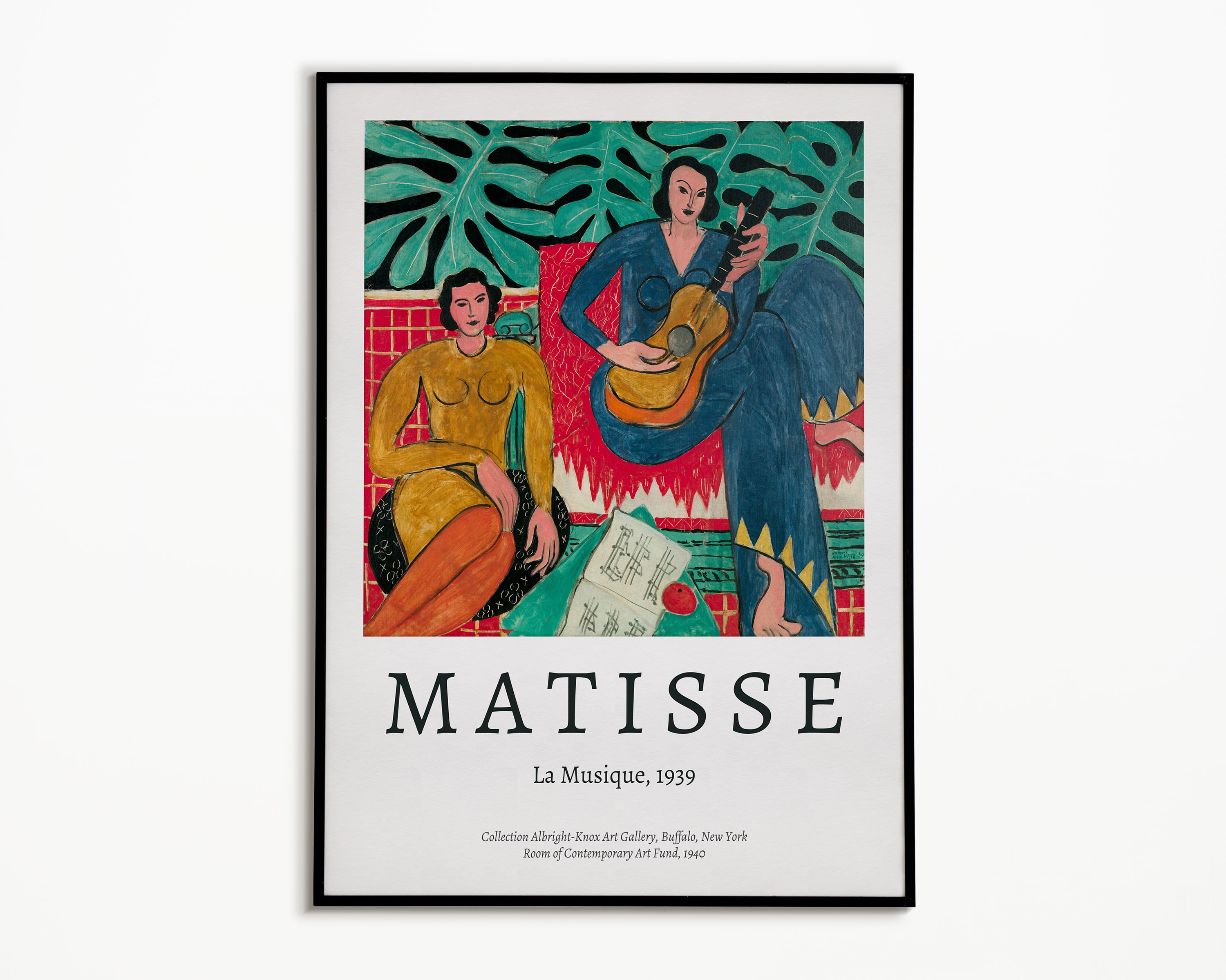 Muziek Matisse Matisse Poster , Ausstellungsposter , Henri Matisse