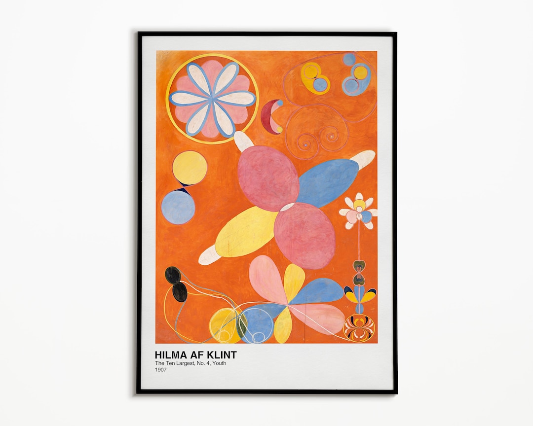 Hilma Af Klint, the Ten Largest, No.4, Hilma Klint Poster, Adulthood ...