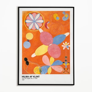 Hilma Af Klint, the Ten Largest, No.4, Hilma Klint Poster, Adulthood ...