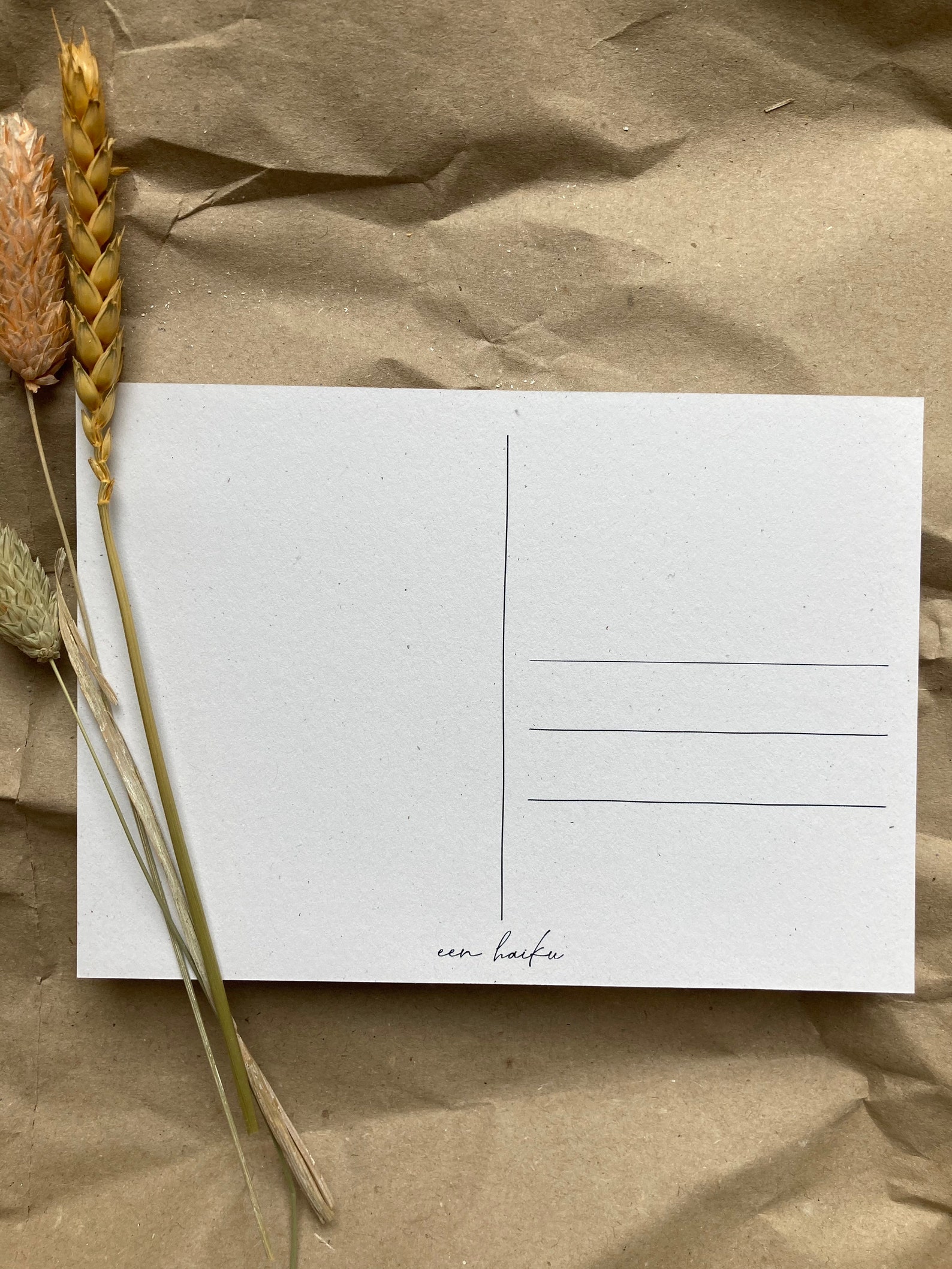 Set of 5 Cards Haiku Poem Illustration Greeting Card | Etsy