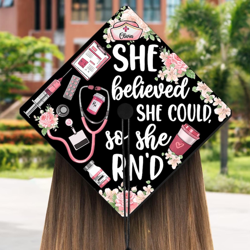 Nursing Graduation Cap - Etsy