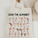ASL Tote Bag, American Sign Language, Gift for Deaf, ASL Teacher, Sign ...