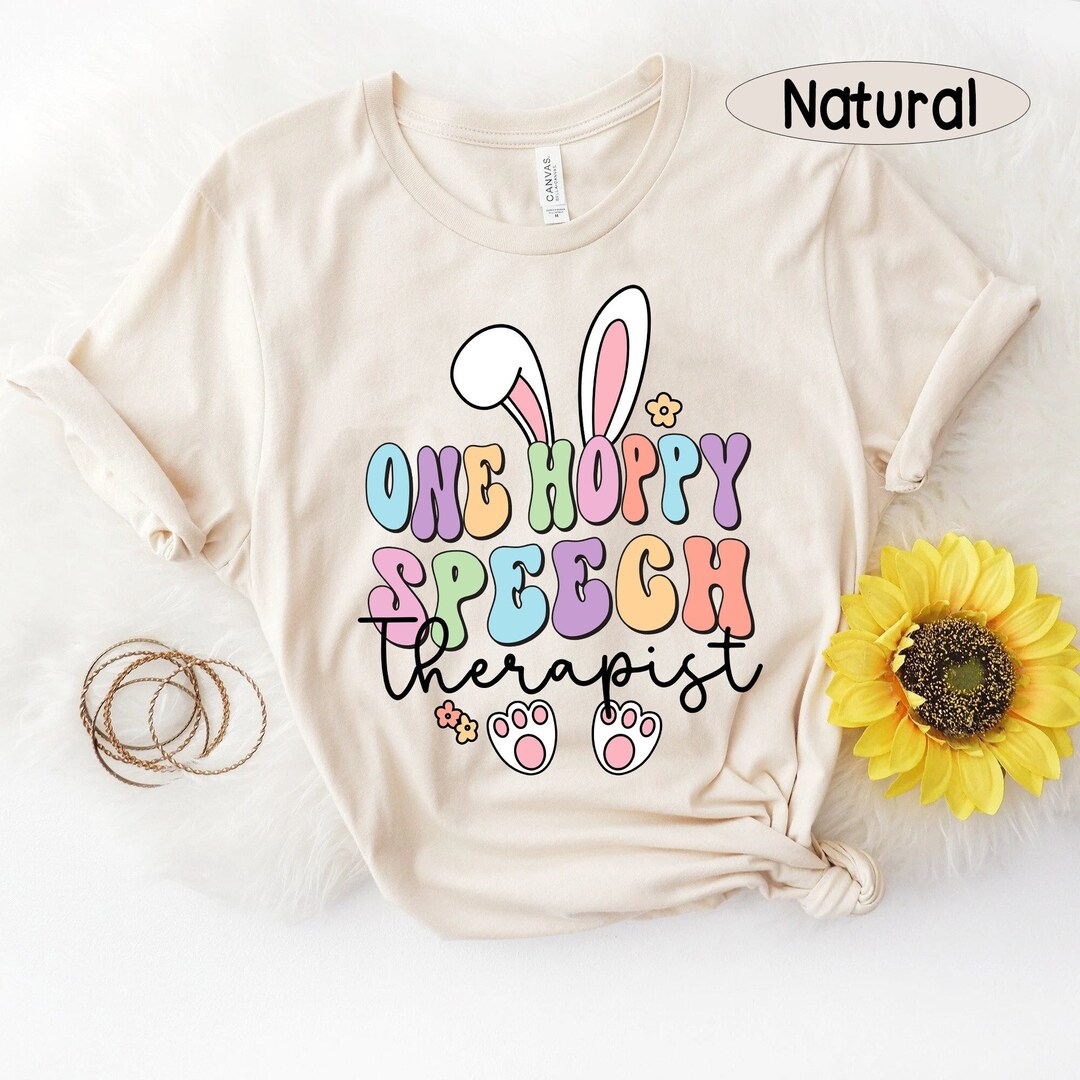 Easter Speech Pathologist Shirt, Bunny SLP SLPA Shirt, Speech Bunny ...
