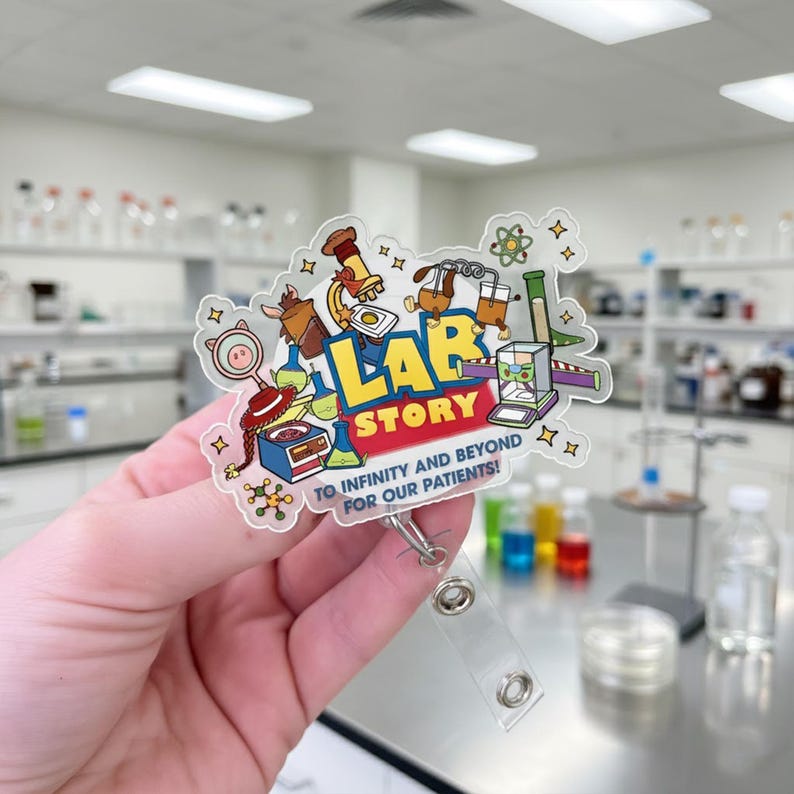 Lab Week 2026 Badge Reel Lab Story Gift Lab Scientist Badge Blood Bank ...