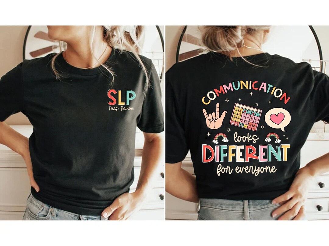 Speech Therapist Shirt, Speech Therapy Shirt, SLP Shirt, Communication ...