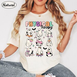 Physical Therapy Shirt, PT Ghosts Shirt, Halloween Physical Therapist ...