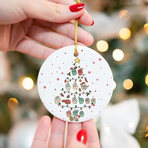 Sign Language Ornament, Sign Language Christmas Tree Ornament, Merry ...