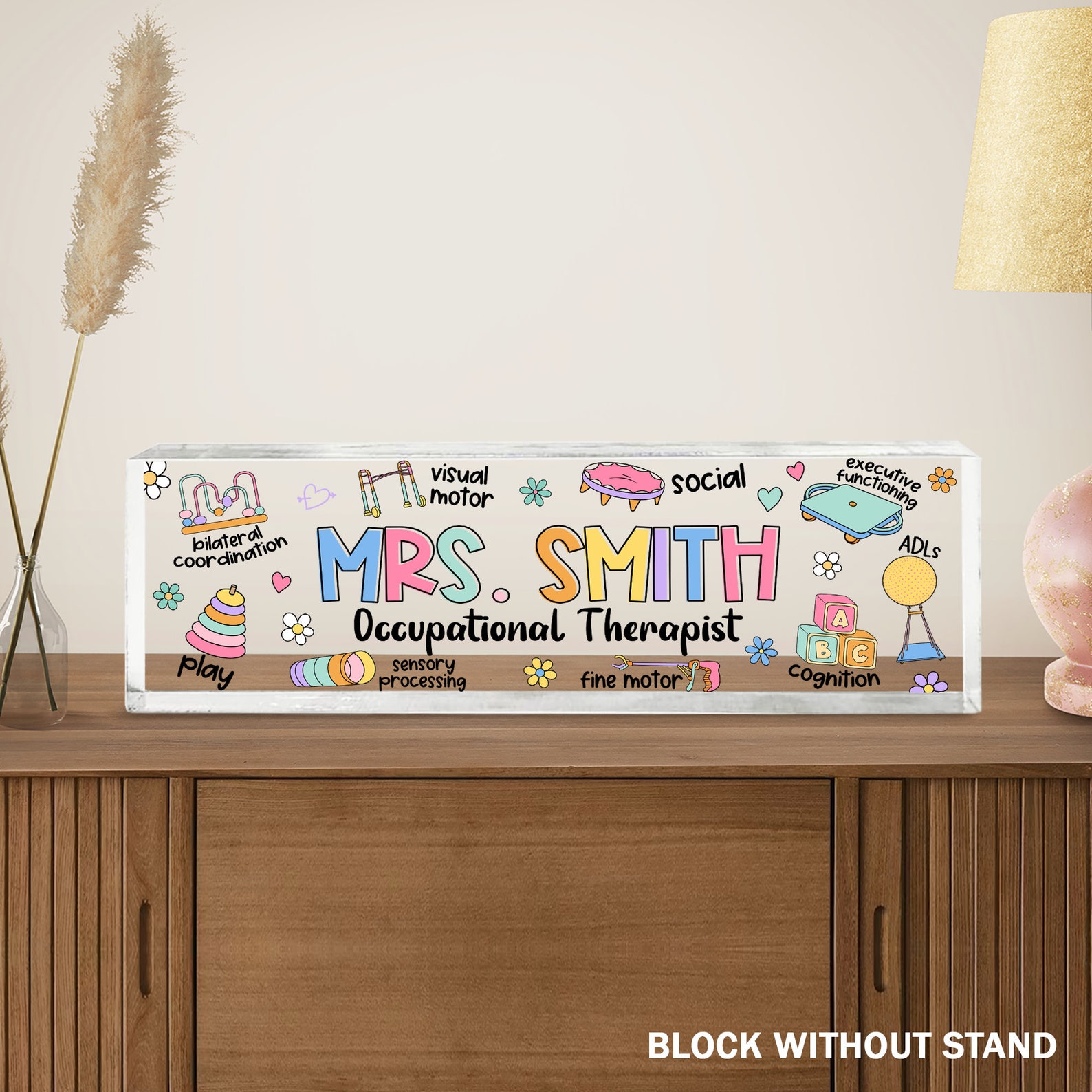 Occupational Therapist Desk Name Sign, OT Name Plate, Occupational ...