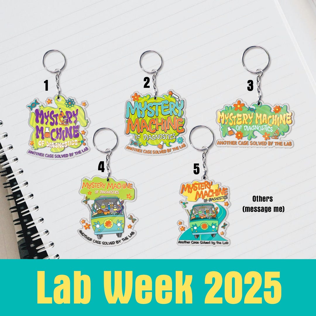Lab Week 2025 Gift, Lab Tech Keychain, Phlebotomist Keychain ...