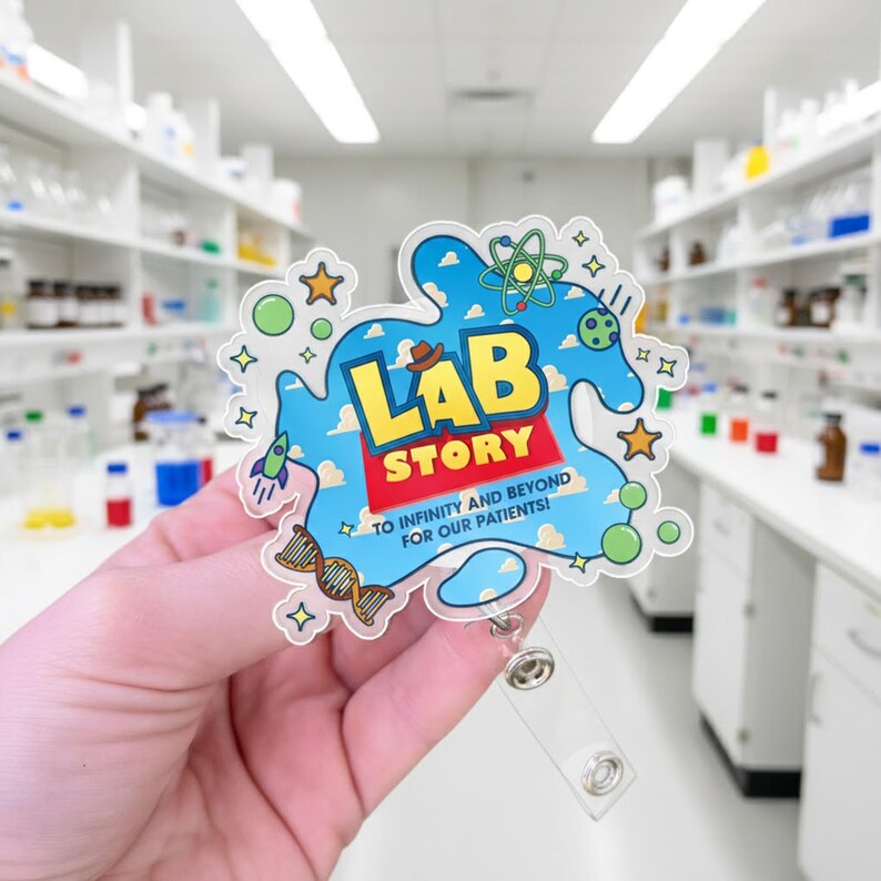 Lab Week 2026 Badge Reel Lab Week Gift Lab Scientist Badge Blood Bank ...
