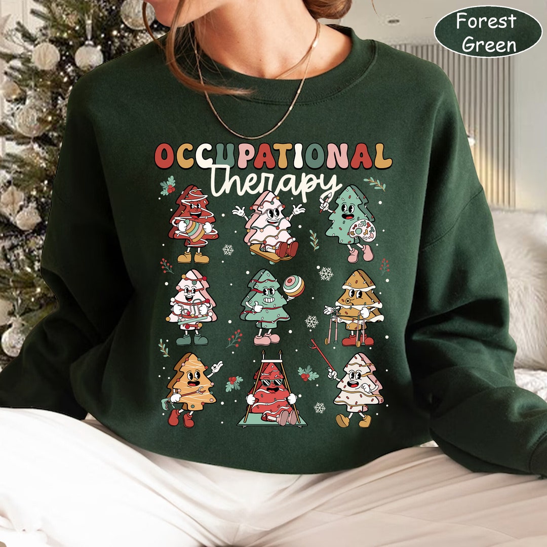 Occupational Therapy Shirt, Christmas Tree Cake OT, Occupational ...