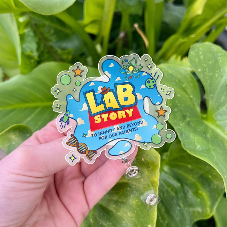 Lab Week 2026 Badge Reel Lab Week Gift Lab Scientist Badge Blood Bank ...