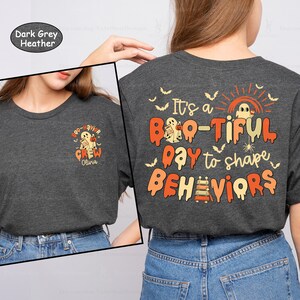 Behavior Analyst Halloween Shirt, RBT Halloween Shirt, Halloween ABA ...