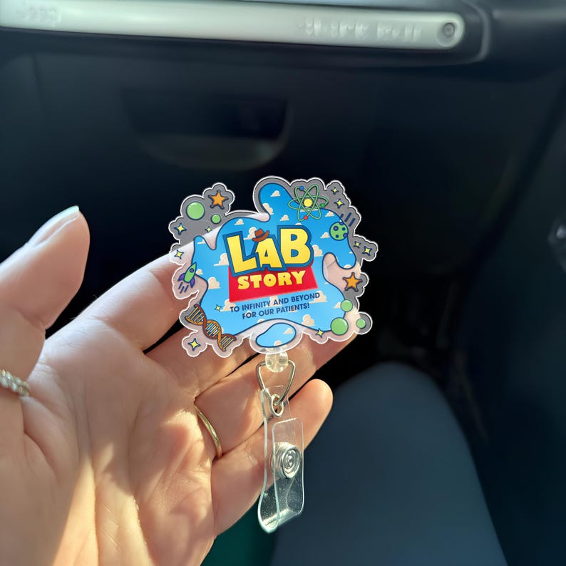 Lab Week 2026 Badge Reel Lab Week Gift Lab Scientist Badge Blood Bank ...