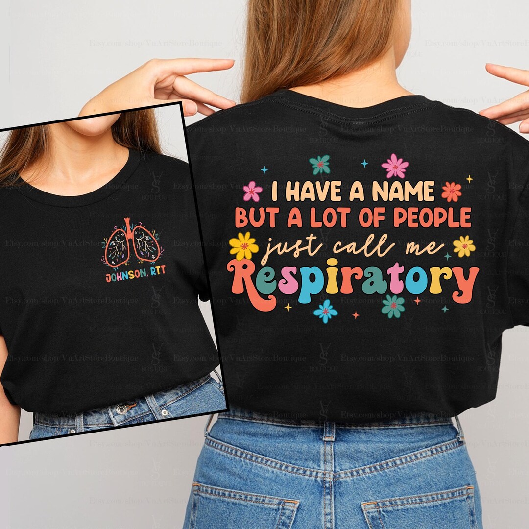 Personalized RT Shirt, Respiratory Therapist Shirt, RRT Shirt ...