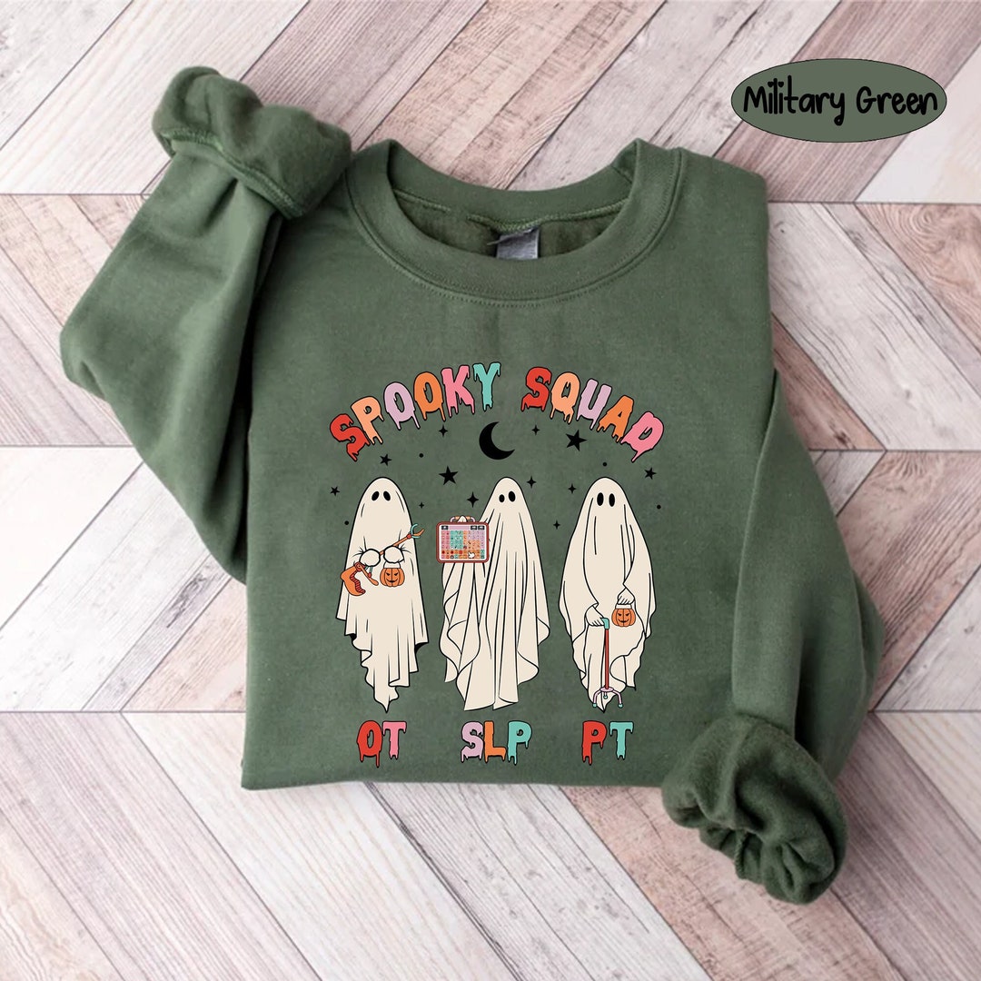 Spooky Squad Shirt, SLP OT PT Shirt, Speech Therapy, Occupational ...