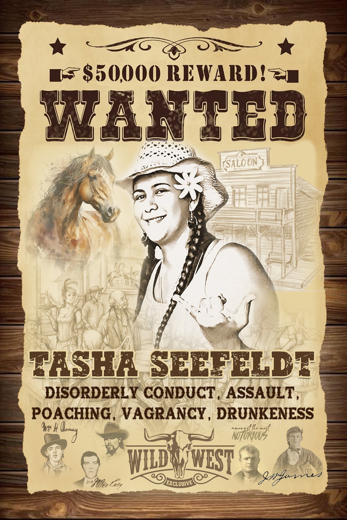 Western Themed Wanted POSTER - Etsy