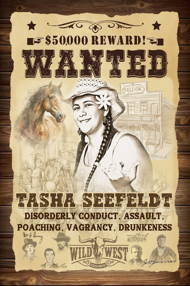 Western Themed Wanted POSTER - Etsy
