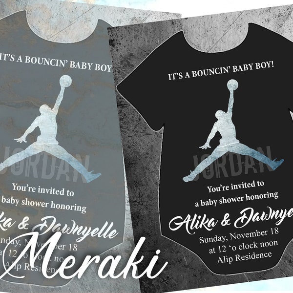 Michael Jordan Invitation - Etsy