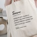Funny UX Designer Classic Tote Bag for Creatives, Minimalist Gift ...